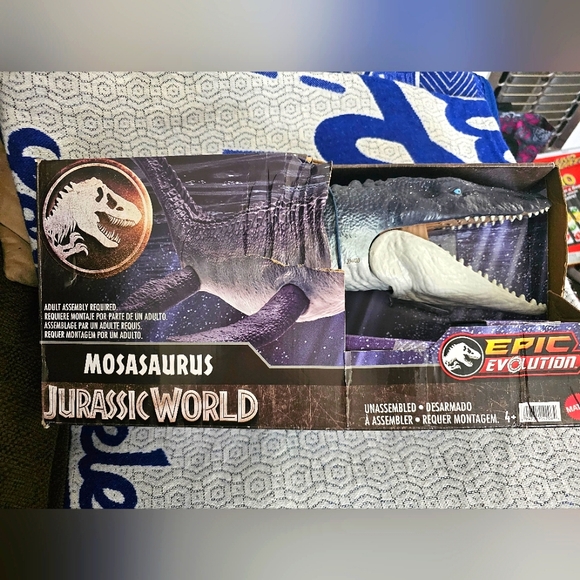 Mattel | Toys | Jurassic World Epic Evolution Mosasaurus Figure Brand ...